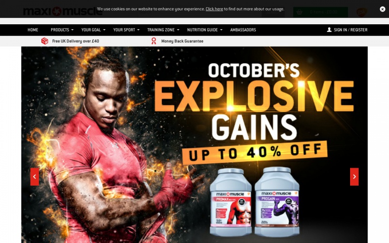MaxiNutrition Discount Codes September 2025 - Voucher Ninja